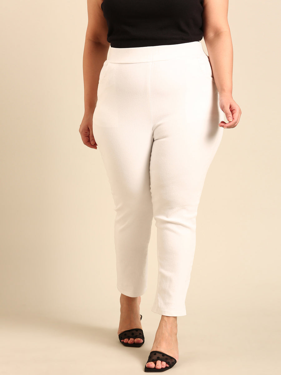 Shop Plus Size Formal Pants for Women Online | The Pink Moon